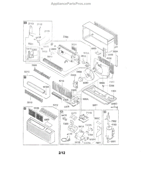 Parts for LG LP091HEM-Y8: Exploded View Parts - AppliancePartsPros.com