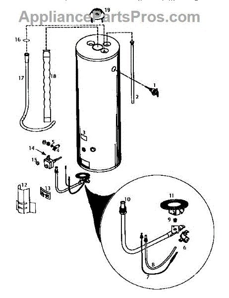 Parts for Kenmore 153.331401 (153331401, 153 331401): Kenmore 8 Special ...