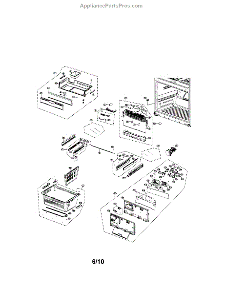 Parts for Samsung RFG298AARS: Freezer Parts - AppliancePartsPros.com