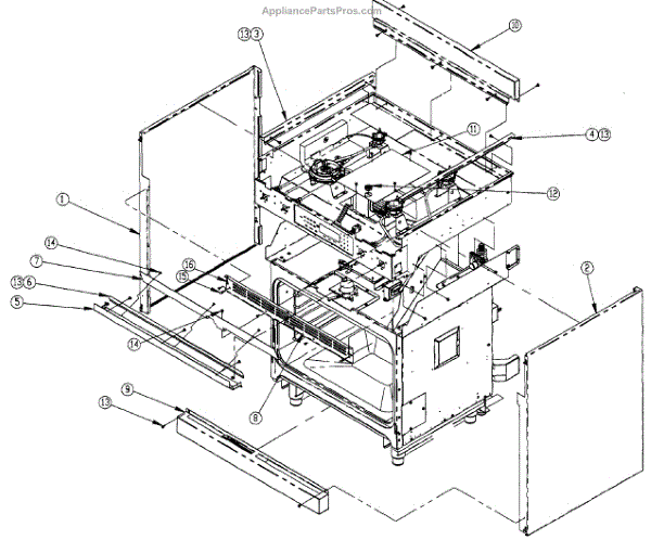 Parts for Dacor DR30DNG: Outer Assembly Parts - AppliancePartsPros.com