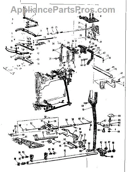 Parts for Kenmore 158904: Feed Regulator Assembly Parts ...