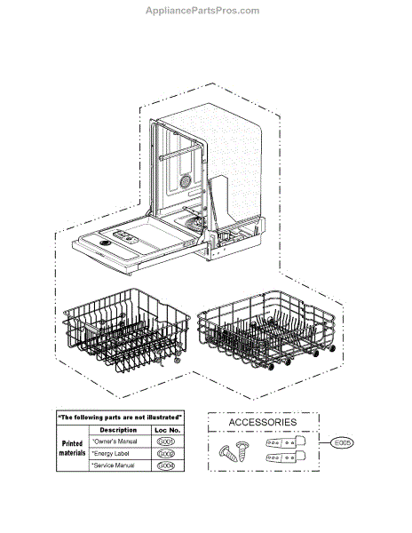 Parts for LG LDS4821ST: Exploded View Parts 2 Parts ...
