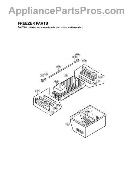 Parts for LG LFX25976ST/05: Freezer Parts - AppliancePartsPros.com