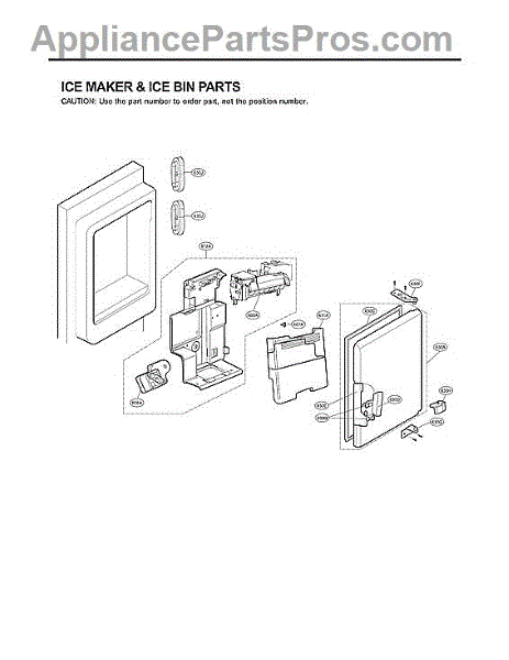 Parts for LG LMXS30776S/04: Ice Maker / Ice Bin Parts ...
