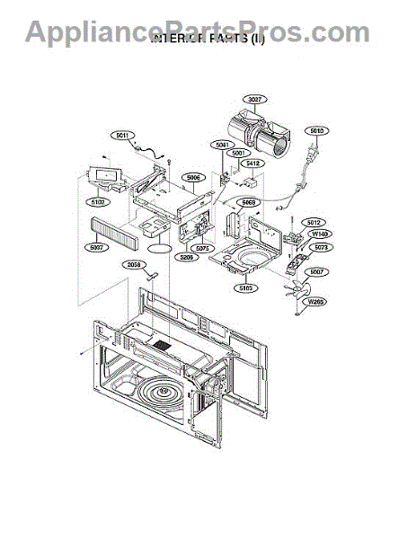 Parts for LG MVEL2033D/00: Interior Parts (ii) Parts ...