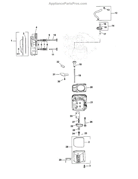 Parts for Kohler SV730-0036: Head / Valve / Breather Parts ...