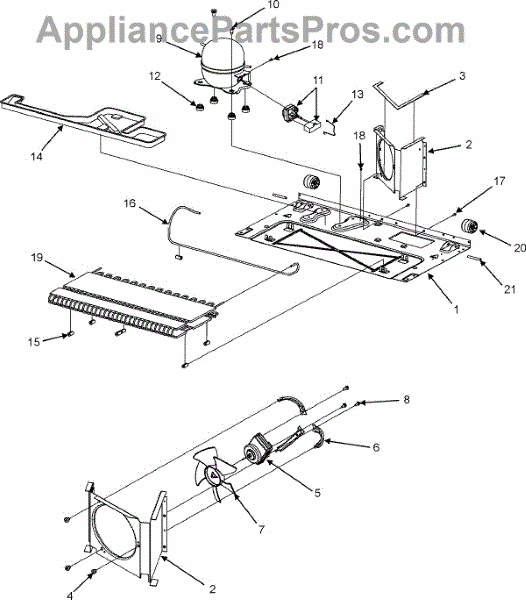 W10156818 Fan Blade | Genuine Whirlpool OEM In Stock