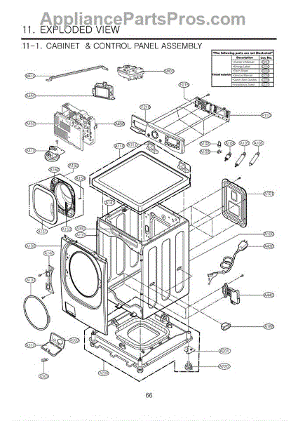 ACA56078801 Outer Door Boot Seal Clamp | Genuine Lg OEM In Stock