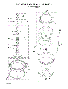 RTW4440XQ0 Roper Washer Parts & Free Repair Help - AppliancePartsPros