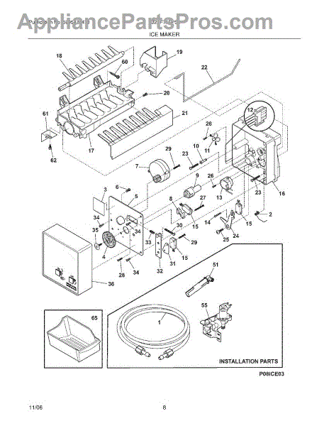 IM116000 Ice Maker Kit (Add-On) | Genuine Frigidaire OEM In Stock