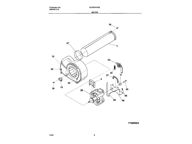 131775600 Blower Housing Assembly | Genuine Frigidaire OEM In Stock