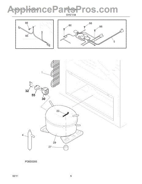 Frigidaire 297286802 Run Capacitor (AP4587598) - AppliancePartsPros.com