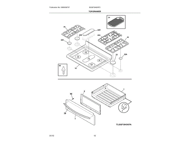 Frigidaire 316499900 Griddle (AP4322427) - AppliancePartsPros.com