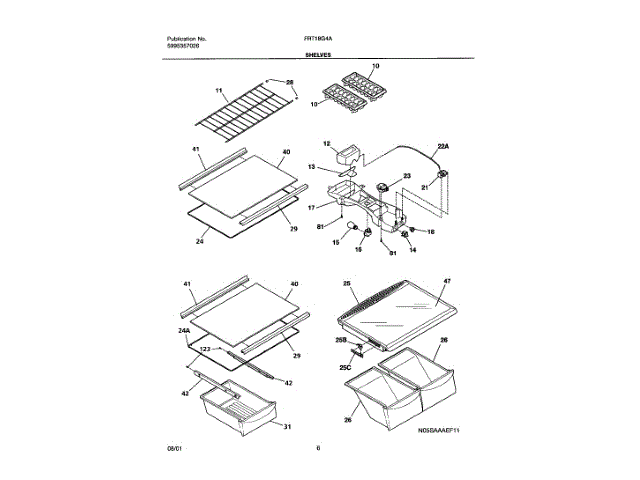 240530701 Meat Pan Hanger (Rh) | Genuine Frigidaire OEM In Stock