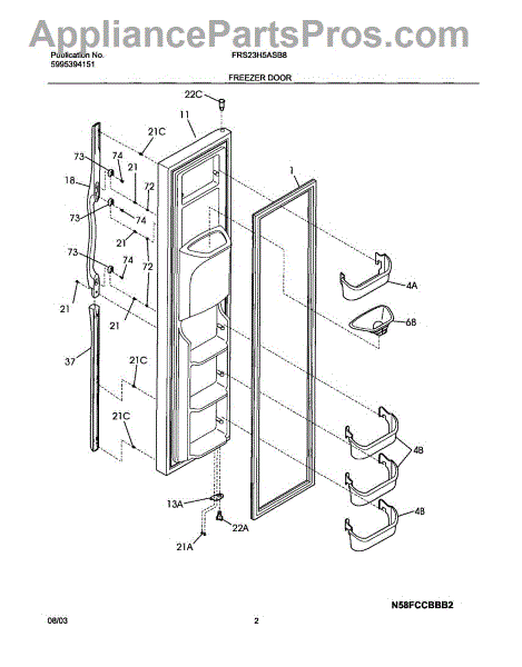 240359001 Door Bin | Genuine Frigidaire OEM In Stock