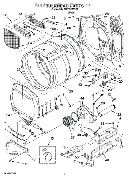 280148 Thermal Cut Off | Genuine Whirlpool OEM In Stock