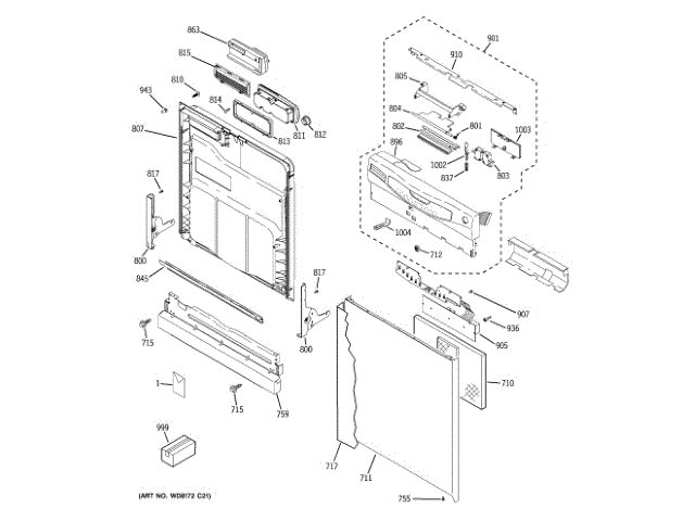 WD21X10247 Main Control Board Kit | Genuine Ge OEM In Stock