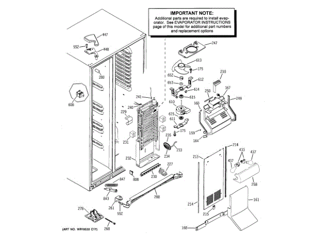 WR60X10307 Evaporator Fan Motor Assembly | Genuine Ge OEM In Stock