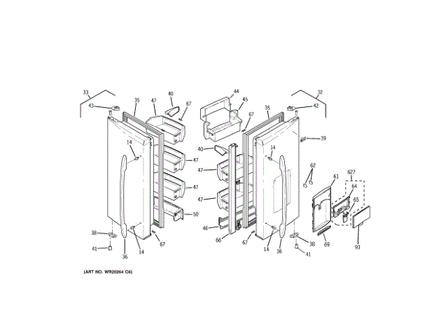 WR55X11052 Interface Dispenser Assembly | Genuine Ge OEM In Stock