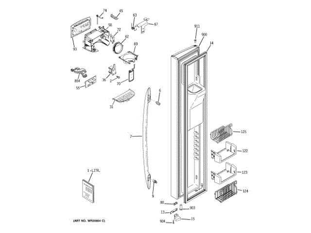 WR55X11060 Interface Dispenser Assembly | Genuine Ge OEM In Stock