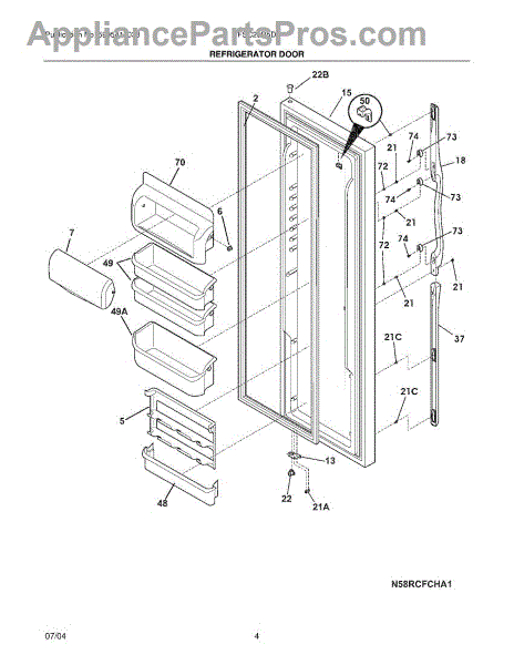 241505506 Door Bin | Genuine Frigidaire OEM In Stock