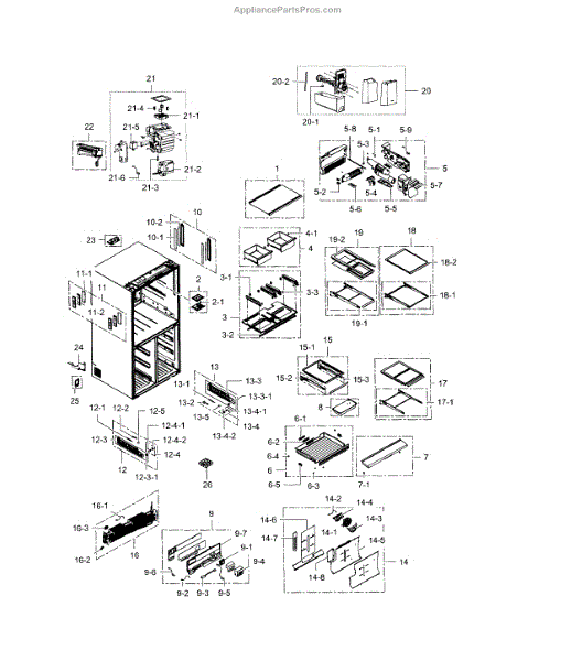 DA97-14474D Refrigerator Ice Tray Assembly | Genuine Samsung OEM In Stock