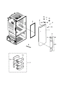 RF261BEAESR/AA-0001 / Samsung Refrigerator Parts & Free Repair Help ...