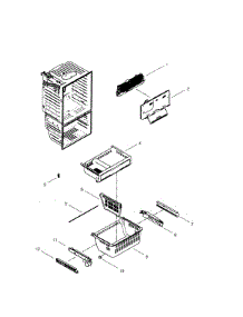 RFG296HDRS/XAA-0001 / Samsung Refrigerator Parts & Free Repair Help ...
