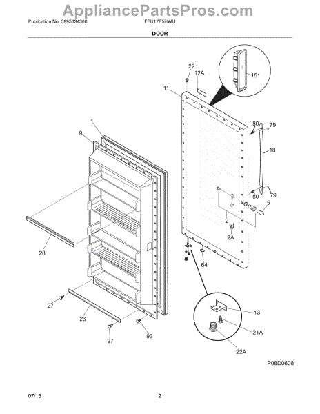 Frigidaire 297370600 User Control Board (AP5318915 ...