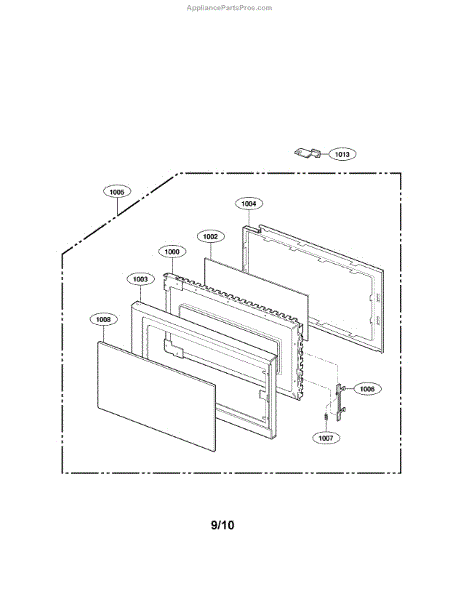 4026W2A016A Door Latch Assembly (Microwave) | Genuine Lg OEM In Stock
