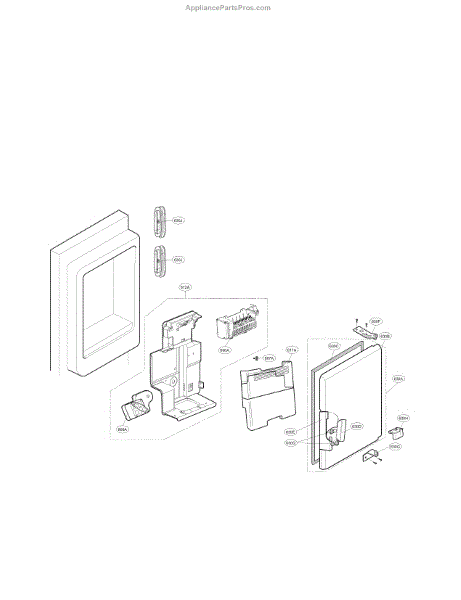 AEQ73130004 Ice Maker Assembly Kit | Genuine Lg OEM In Stock