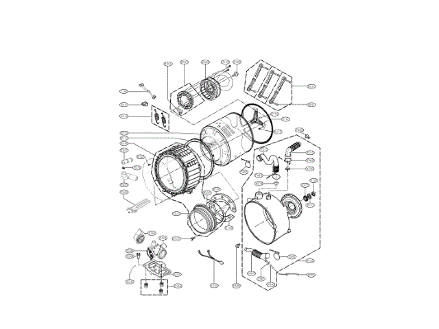 MDS62058301 Rear Tub Gasket | Genuine Lg OEM In Stock