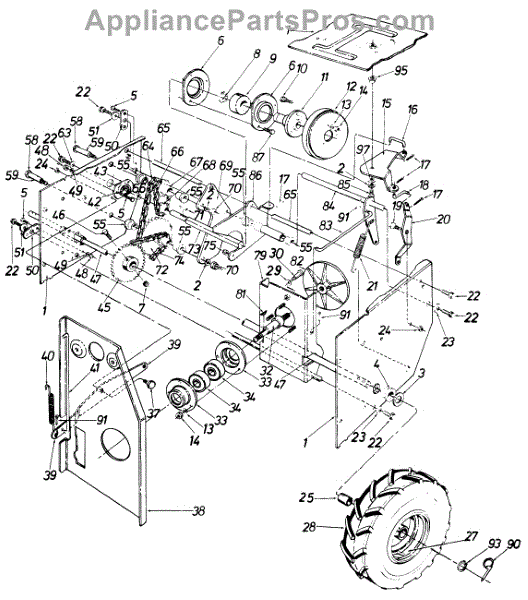 05080AP Friction Wheel Assembly | Genuine Mtd OEM In Stock
