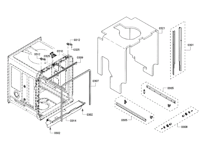 00744998 Side Trim Strip | Genuine Bosch OEM In Stock