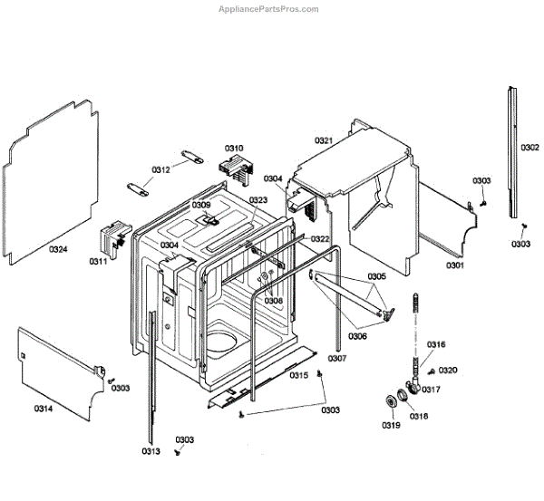 Bosch 00619985 Mounting Bracket Kit (AP4538351) - AppliancePartsPros.com