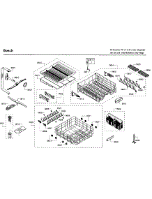 SHV68TL3UC/07 Bosch Dishwasher Parts & Free Repair Help ...