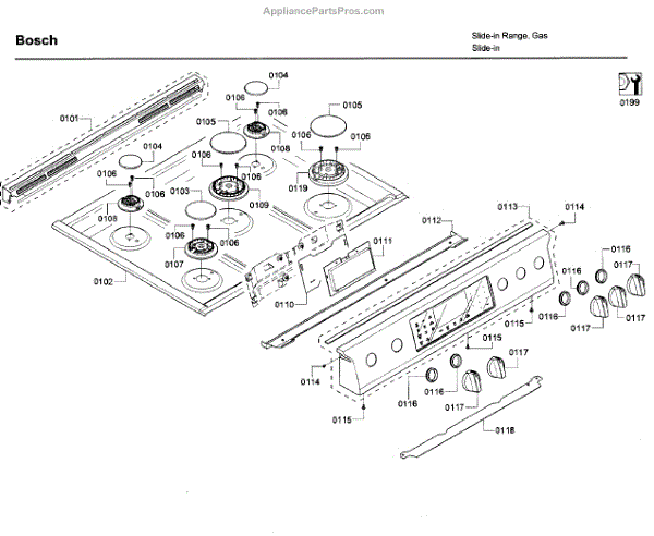 00634737 Trim Plate | Genuine Bosch OEM In Stock