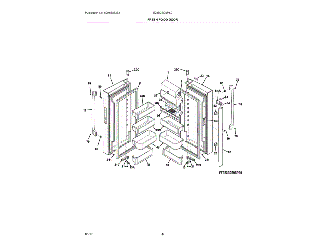 5304508038 Door Stop | Genuine Frigidaire OEM In Stock