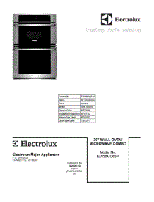 EW30MC65PSC Electrolux Wall Oven Parts & Free Repair Help ...