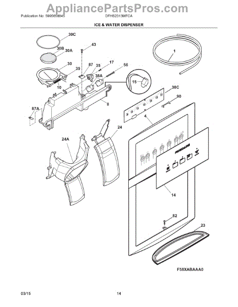 Frigidaire 241946813 Cover-Module,black (AP4982224 ...