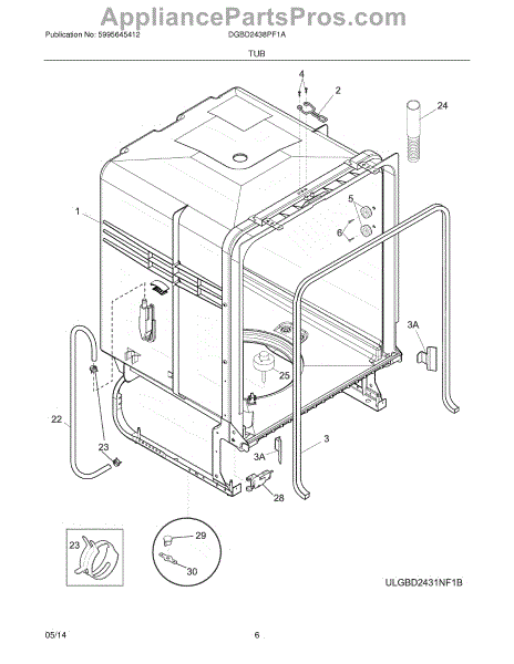 Frigidaire 154701001 Splash Shield Kit - AppliancePartsPros.com