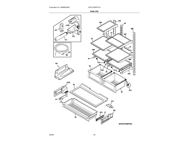 5304508016 Crisper Pan Roller | Genuine Frigidaire OEM In Stock