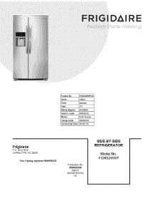 FGHS2655PF5A Frigidaire Refrigerator Parts & Free Repair Help ...