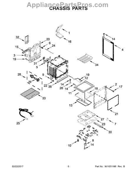 Whirlpool W10833885 Temperature Sensor (AP5988663) - AppliancePartsPros.com