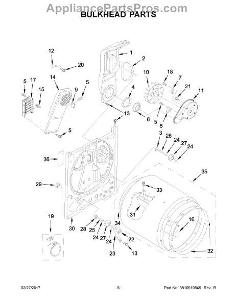 W10900067 Cut-Off Terminal | Genuine Whirlpool OEM In Stock