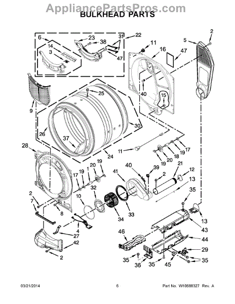 Whirlpool W11193479 Seal (AP6286872) - AppliancePartsPros.com
