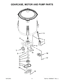 RTW4641BQ0 Roper Washer Parts & Free Repair Help - AppliancePartsPros