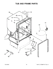 WDF520PADM7 Whirlpool Dishwasher Parts & Free Repair Help ...