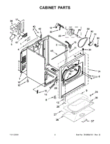 WED49STBW1 Whirlpool Laundry Center Parts & Free Repair Help ...