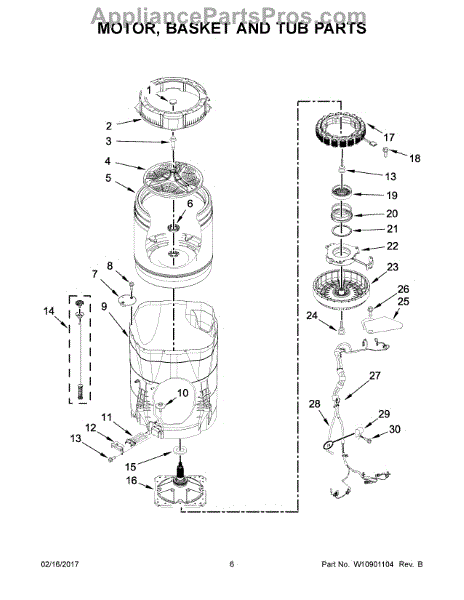 W10752283 Washplate | Genuine Whirlpool OEM In Stock